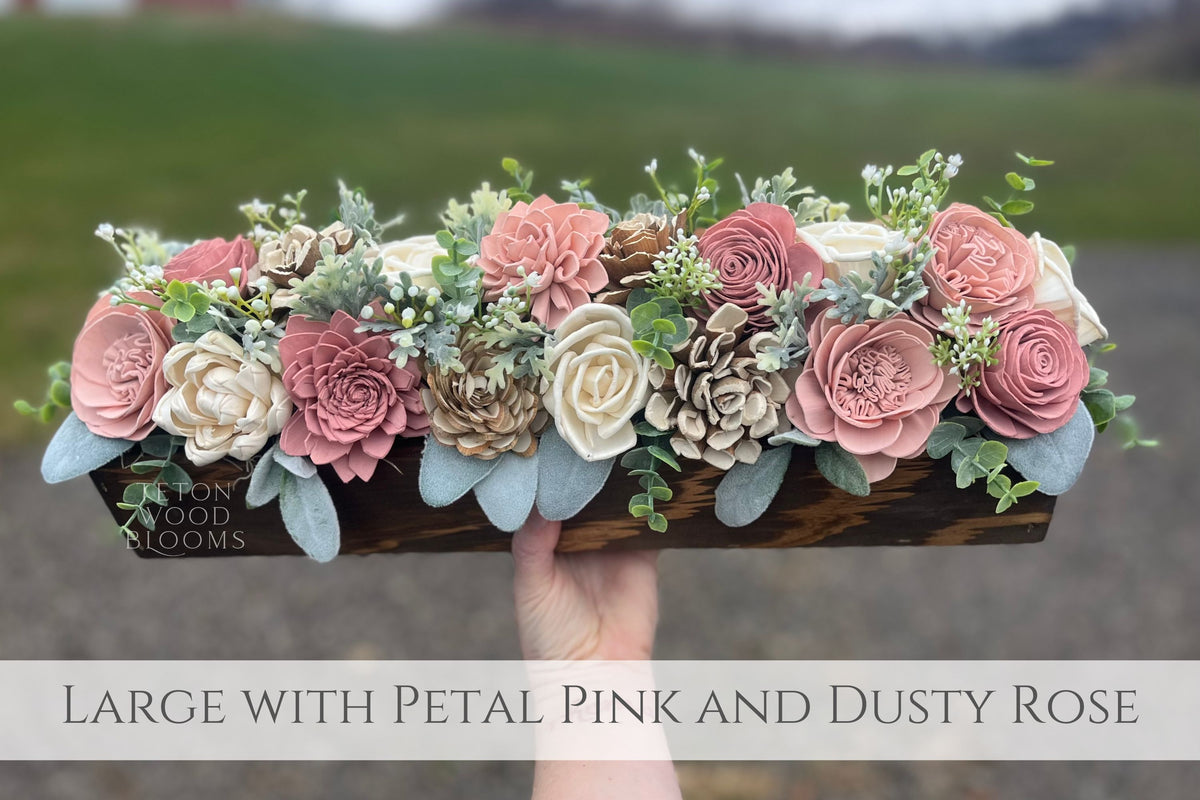 Rustic Wood Flower Centerpiece – Teton Wood Blooms